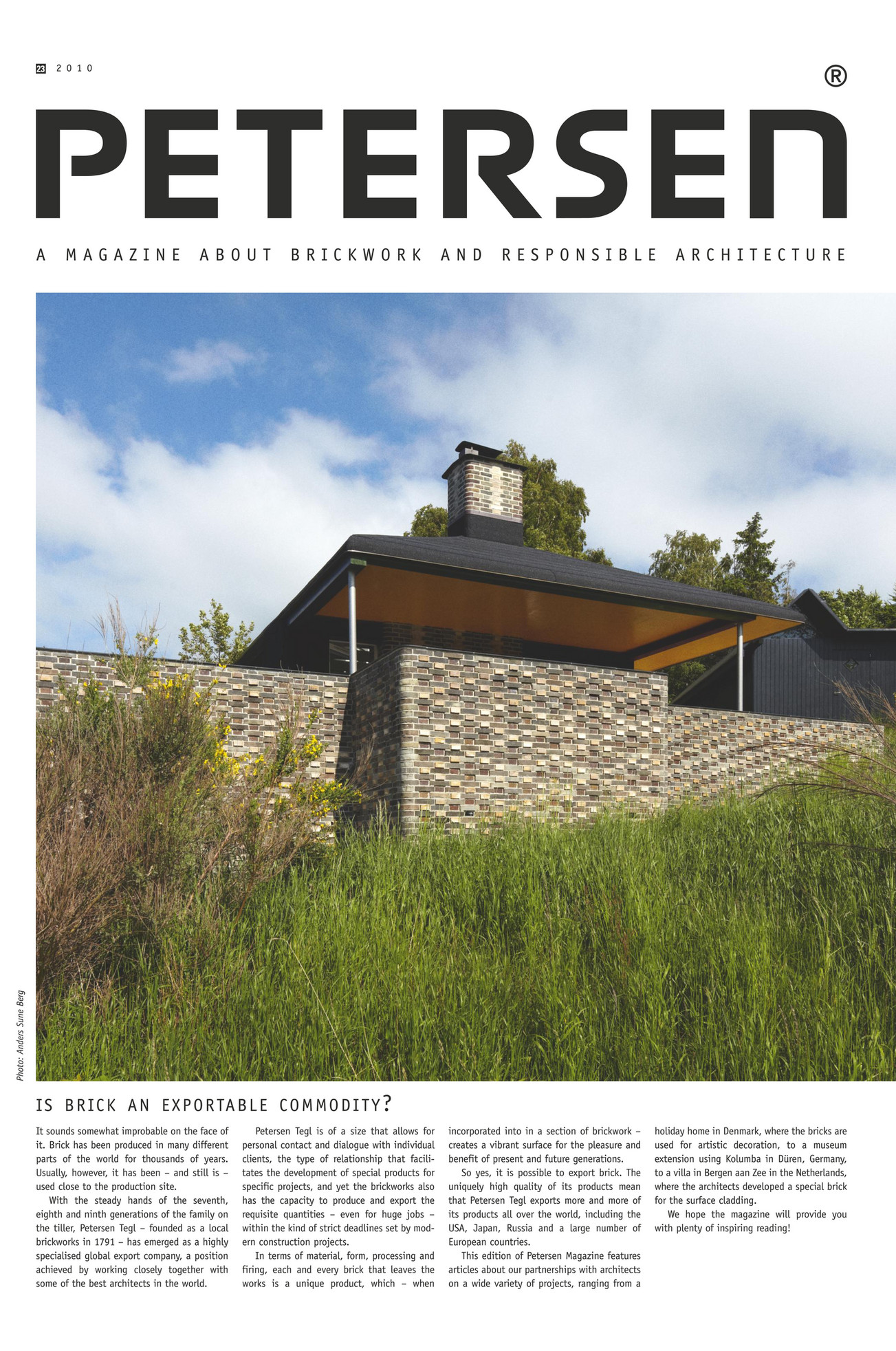 Petersen Tegl A/S - Petersen 23 EN - Page 1