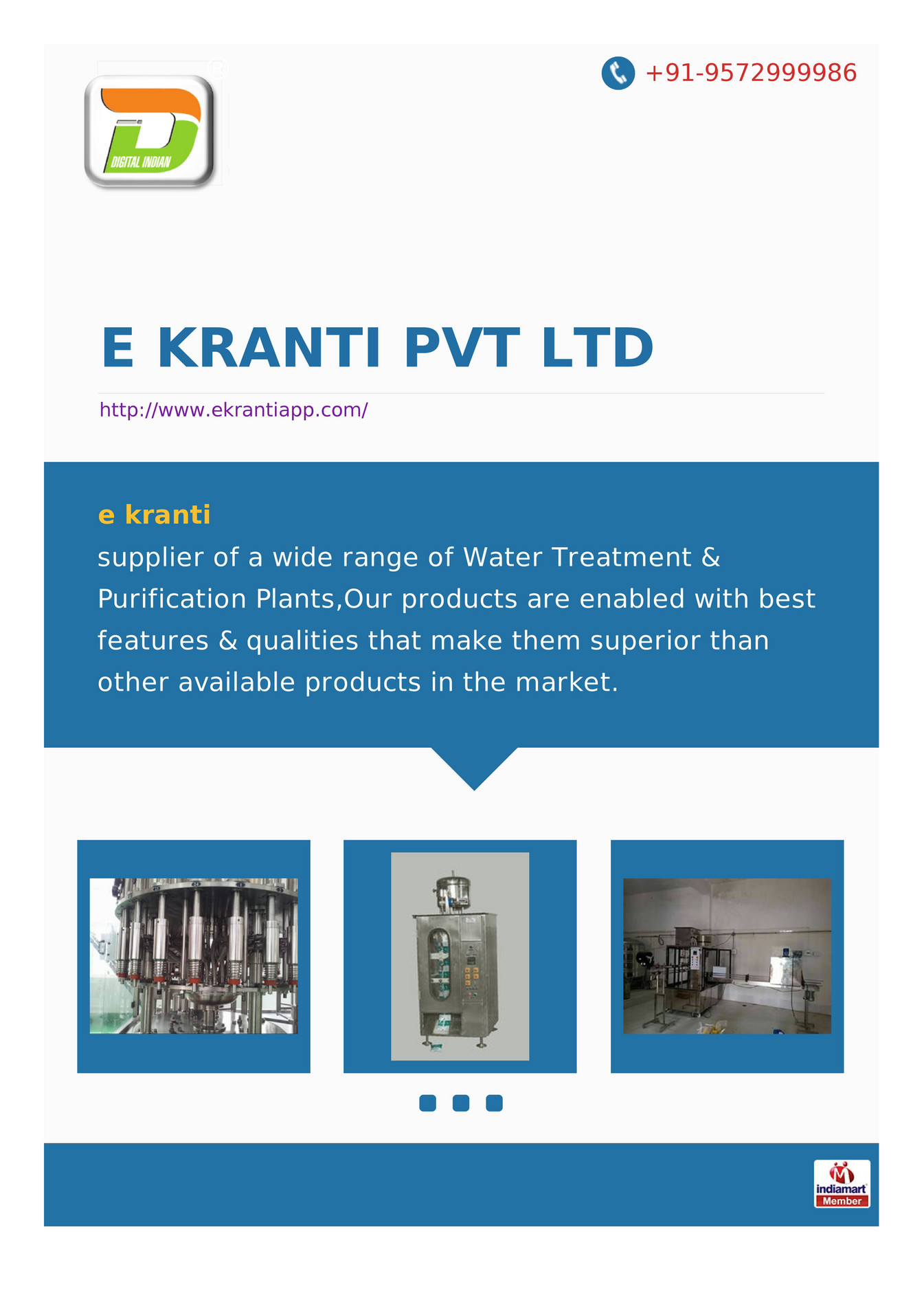e kranti pvt ltd - E KRANTI PRODUCTED - Page 1 - Created with Publitas.com