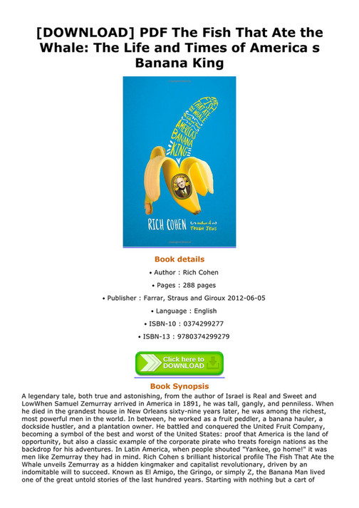 Florine - DOWNLOAD PDF The Fish that Ate the Whale The Life and Times ...