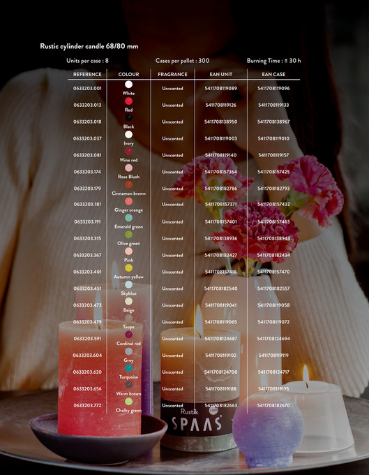 Spaas Kaarsen - Spaas Kaarsen | Standard Collection 2023 - Page 36-37 - Created with Publitas.com