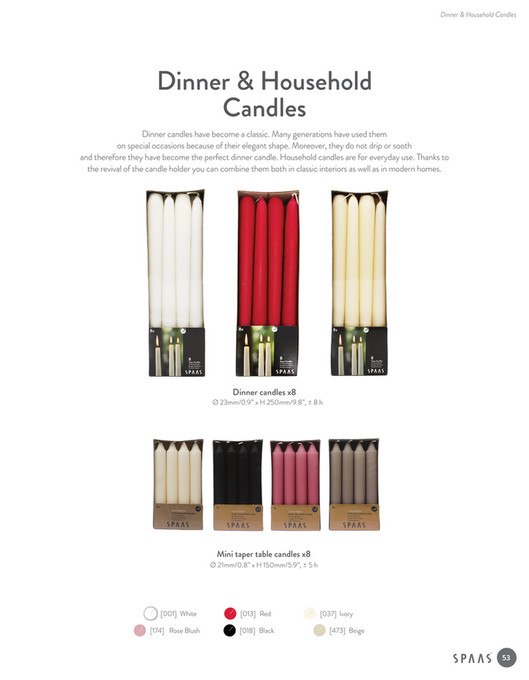 Spaas Kaarsen - Spaas Kaarsen | Standard Collection 2023 - Page 52-53 - Created with Publitas.com