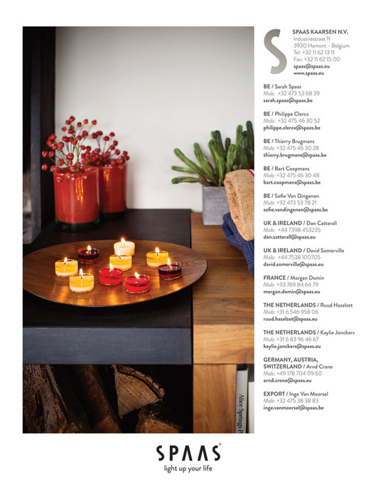 Spaas Kaarsen - Spaas Kaarsen | Standard Collection 2023 - Page 64 - Created with Publitas.com