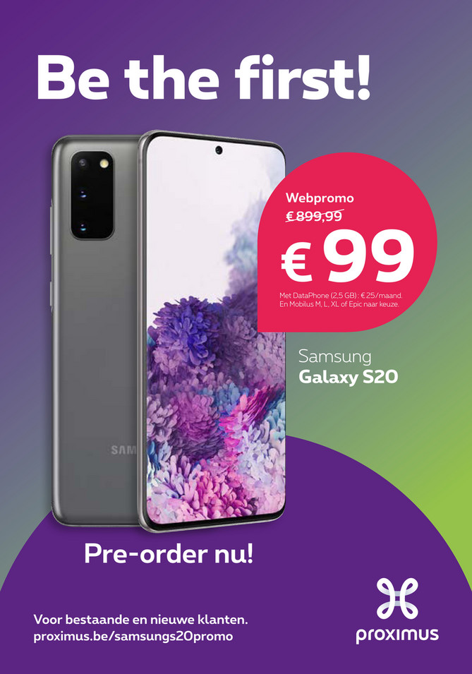 Folder Proximus van 01/03/2020 tot 11/03/2020 - Weekpromoties 10