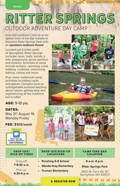 My publications - Parks Summer Camps Brochure - Page 6-7 - Created with Publitas.com