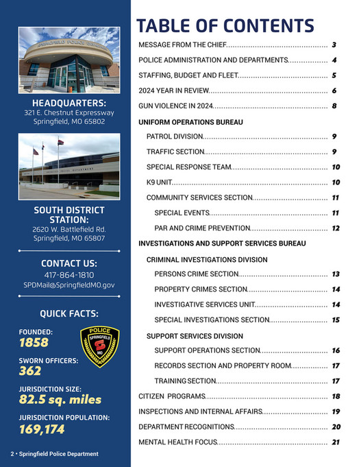 SPD Annual Report 2024 - Page 2-3 - Created with Publitas.com