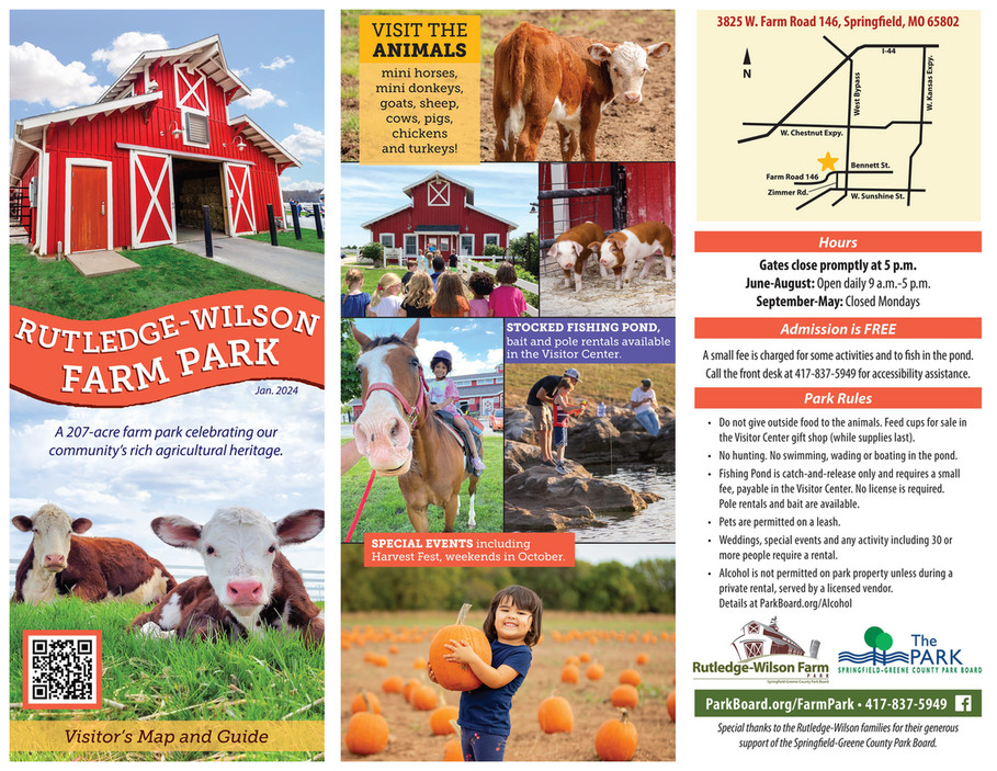 Rutledge-Wilson Farm Park Map Brochure - Page 1 - Created with Publitas.com