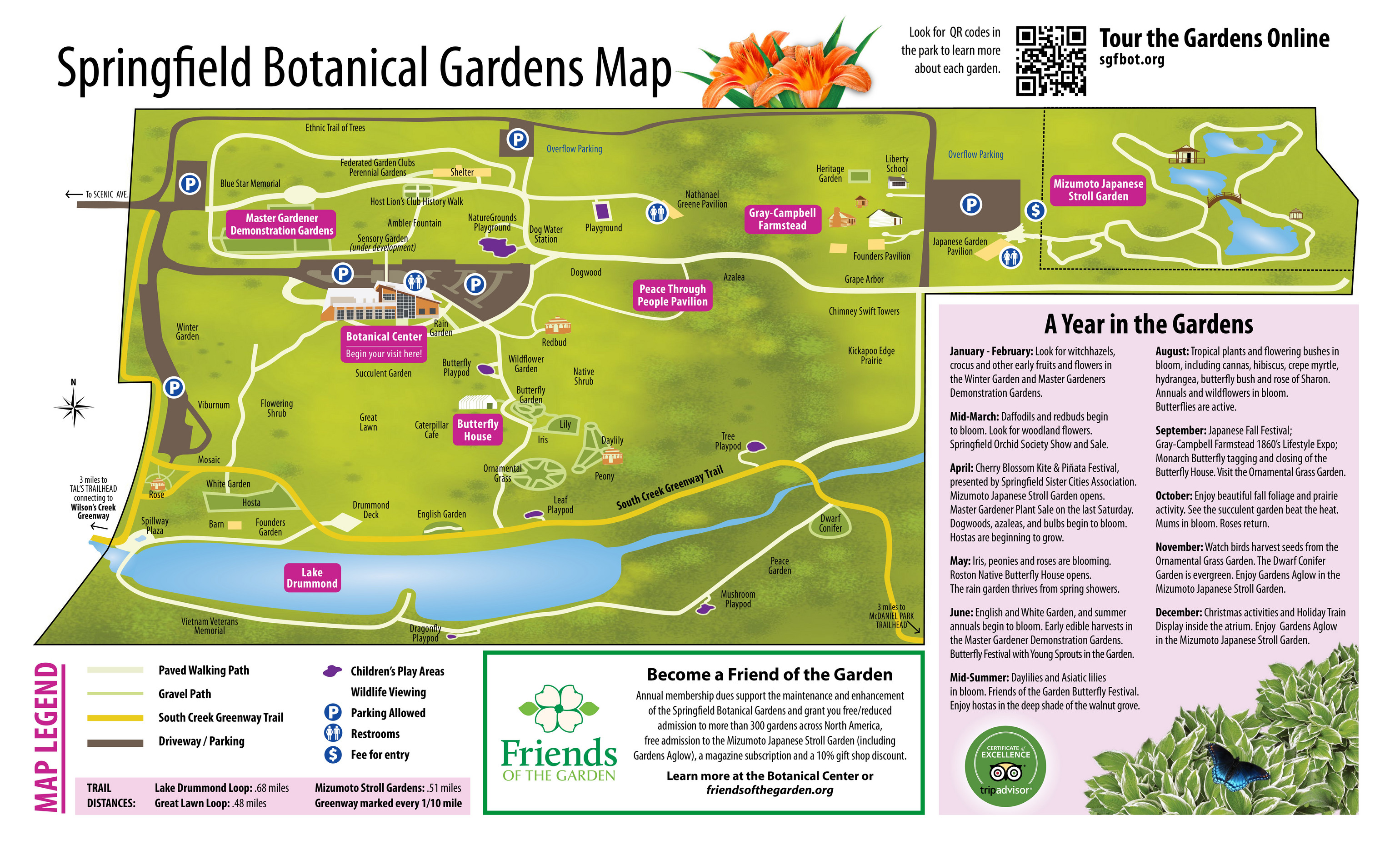 Springfield Botanical Gardens Map | Fasci Garden
