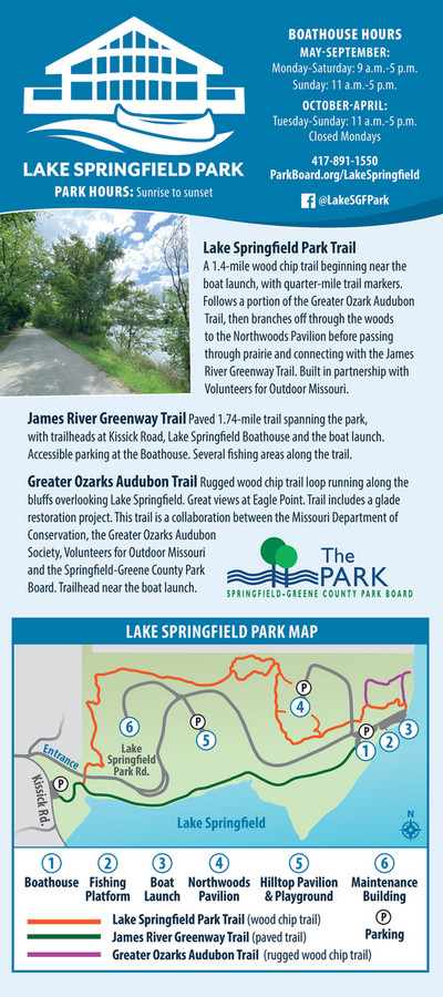Lake Springfield Park and Boathouse, Springfield-Greene County Park ...