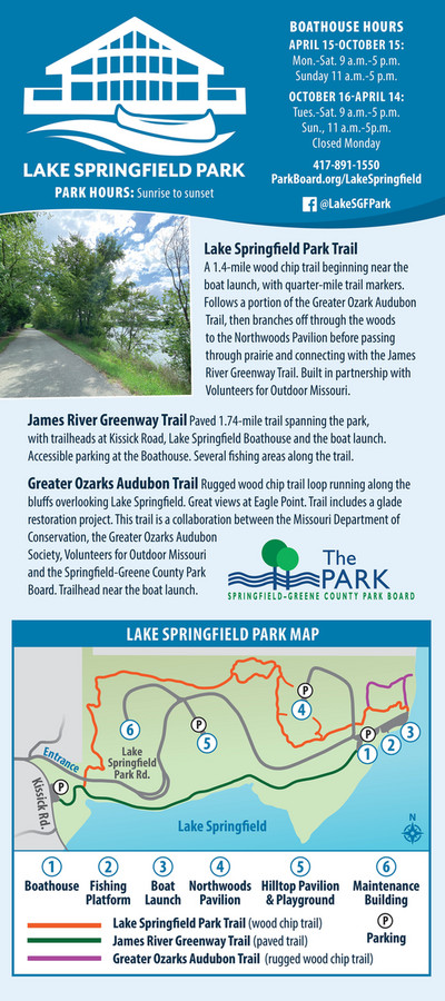 Lake Springfield Park and Boathouse, Springfield-Greene County Park ...