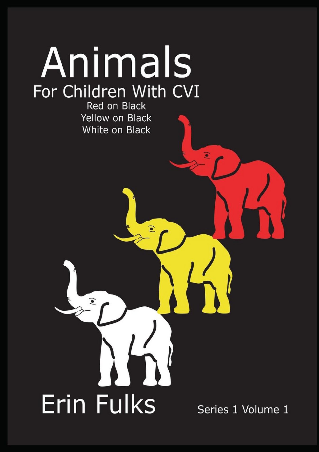 Leopoldo - eBOOK Animals For Children With CVI Red on Black Yellow on ...