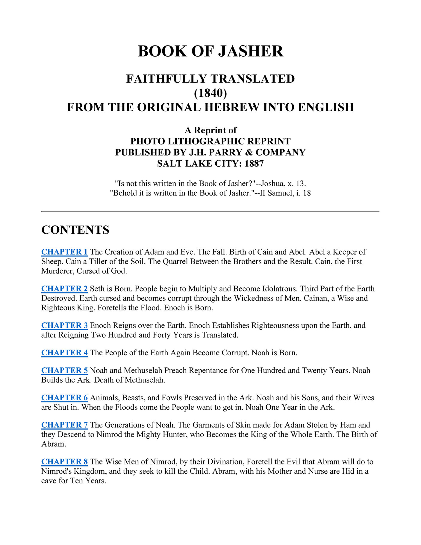 BYT Study Board & Bible Studies - Jasher - From Goc Site - Page 1 ...