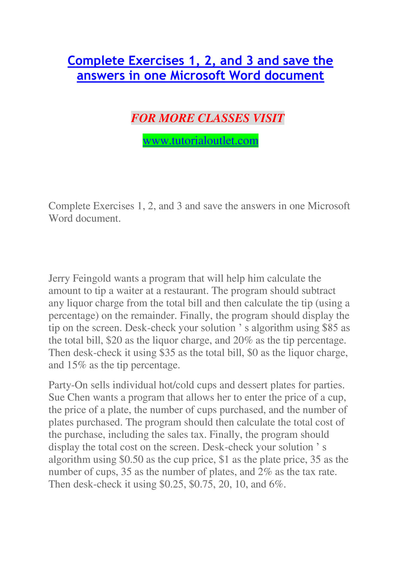 My publications - Complete Exercises 1, 2, and 3Endless Education ...