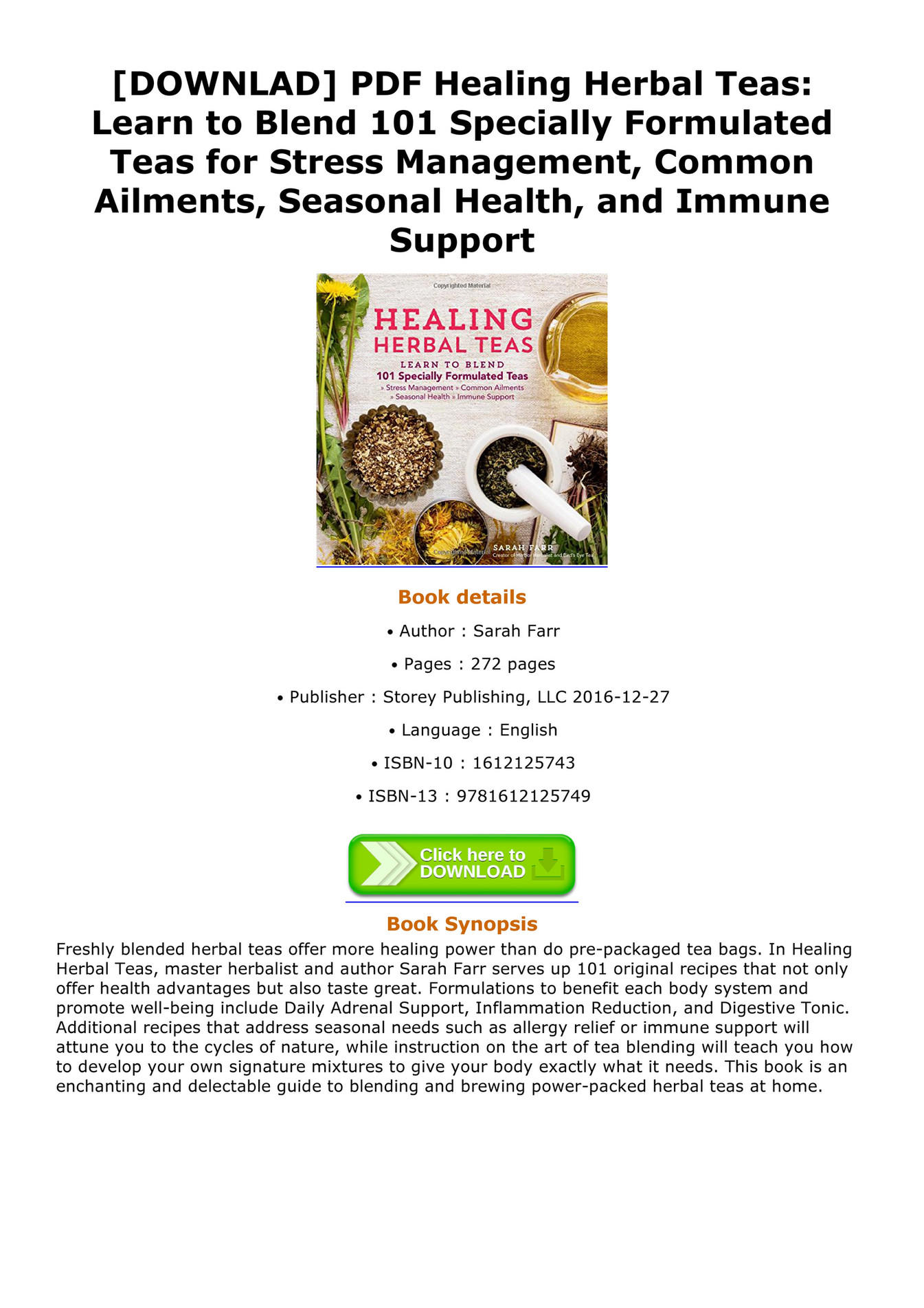 Kingrey - DOWNLAD PDF Healing Herbal Teas Learn to Blend 101 Specially ... Kingrey - DOWNLAD PDF Healing Herbal Teas Learn to Blend 101 Specially ...