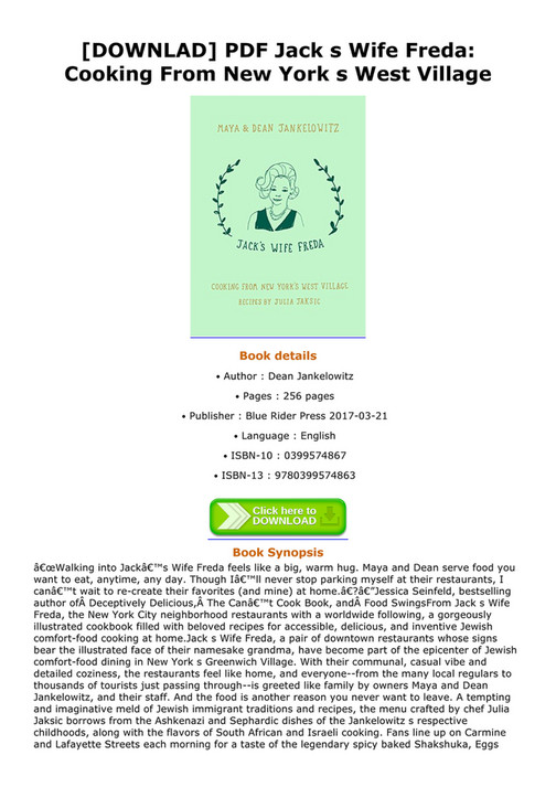 Kingrey - DOWNLAD PDF Jack s Wife Freda Cooking From New York s West ...