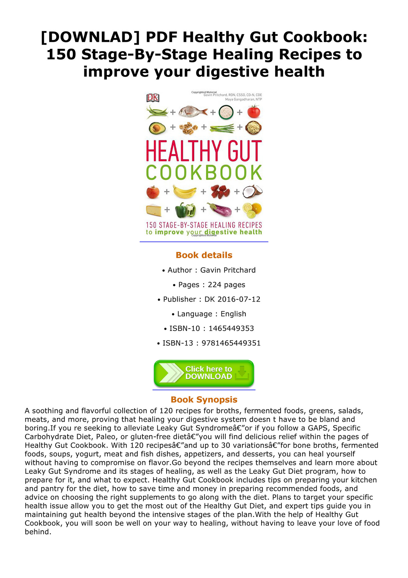 Bridges - DOWNLAD PDF Healthy Gut Cookbook 150 Stage By Stage Healing ...