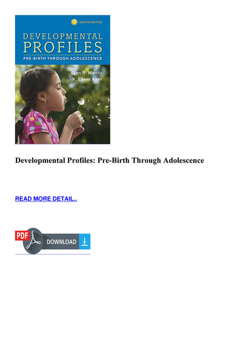 Jenkins BOOK - Developmental Profiles Pre Birth Through Adolescence ...