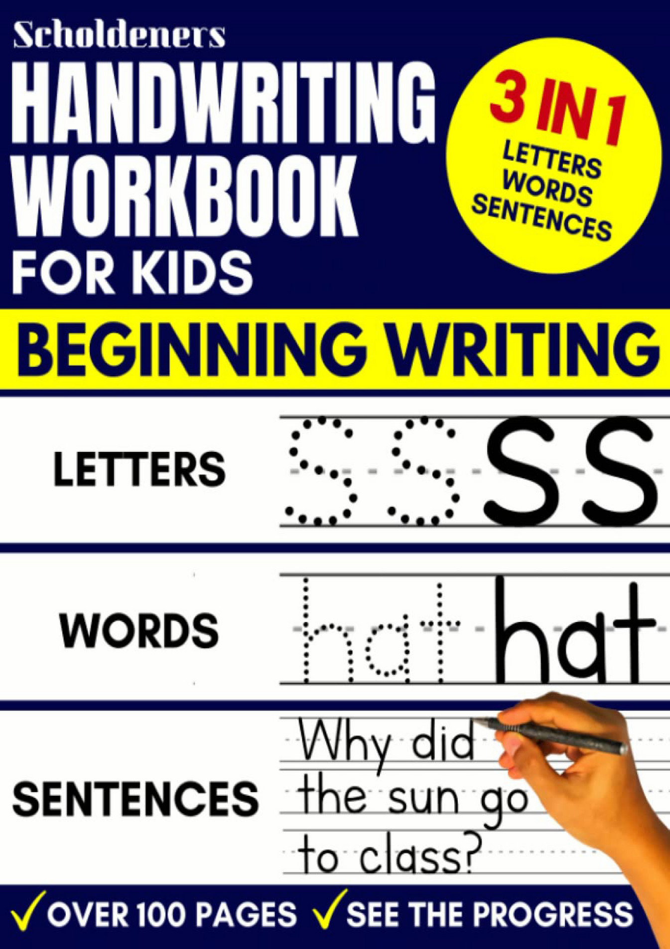 Jenkins BOOK - Handwriting Workbook for Kids 3 in 1 Writing Practice ...