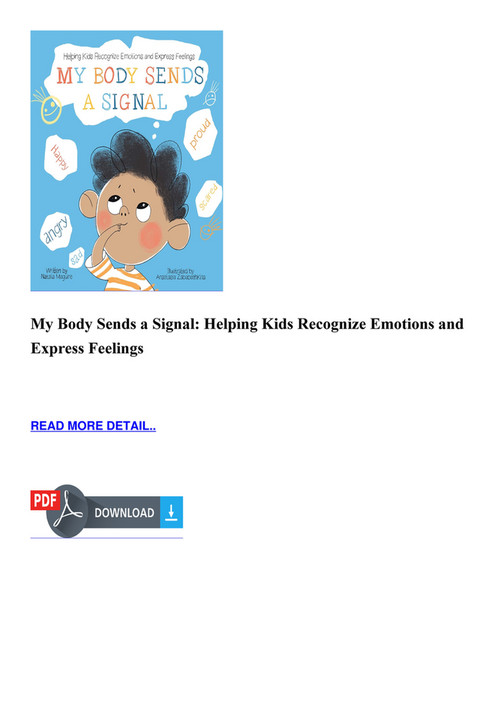 Jenkins BOOK - My Body Sends a Signal Helping Kids Recognize Emotions ...
