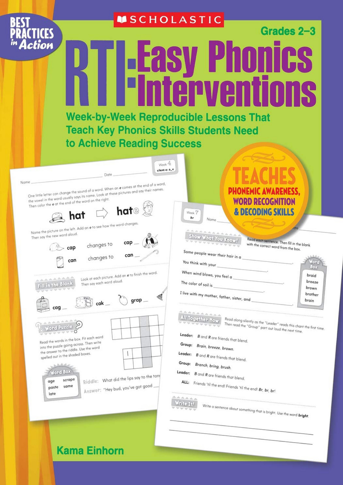 Jenkins BOOK - RTI Easy Phonics Interventions Week by Week Reproducible ...