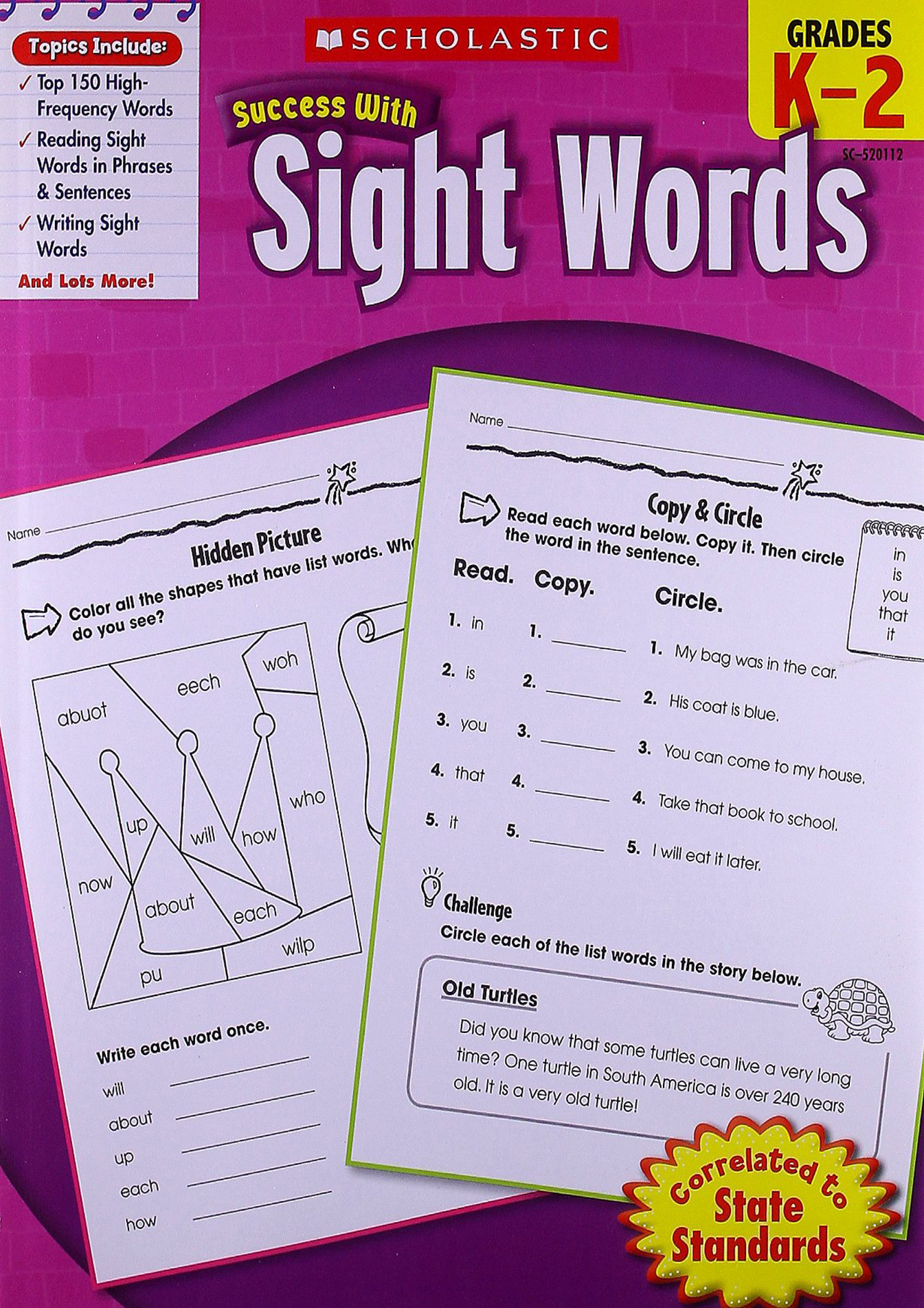 Jenkins BOOK - Scholastic Success with Sight Words - Page 1 - Created ...