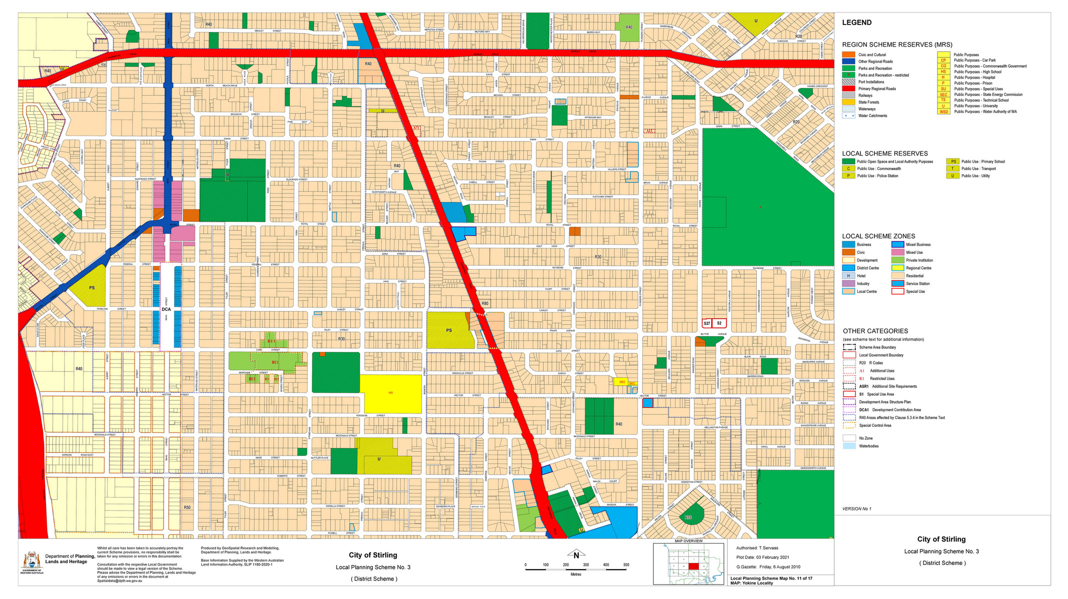 Abel Property - City of Stirling Local Planning Scheme No 3 Map 11 ...