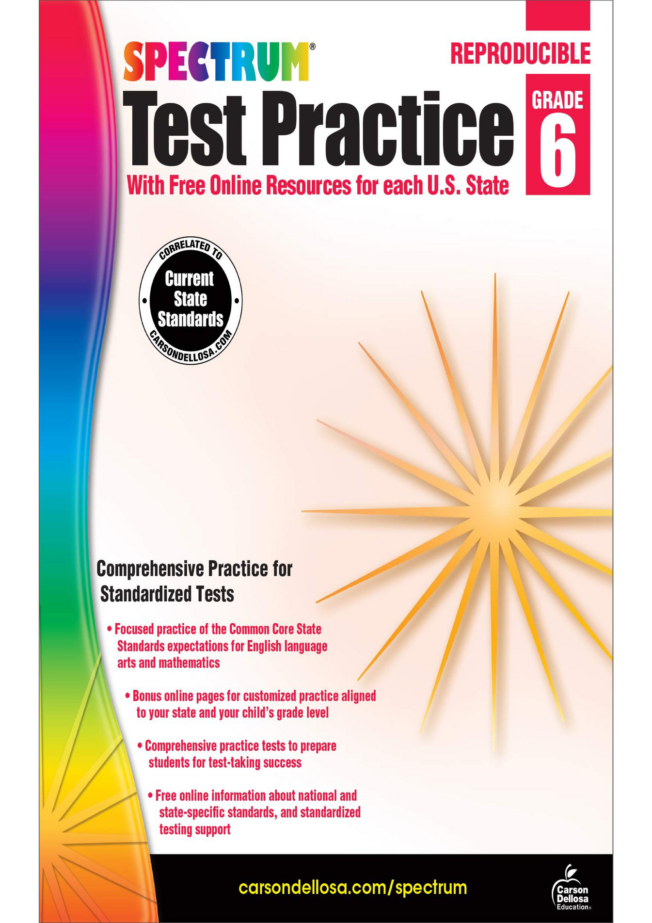 Joey - Spectrum Grade 6 Test Practice Workbook—6th Grade Math and ...