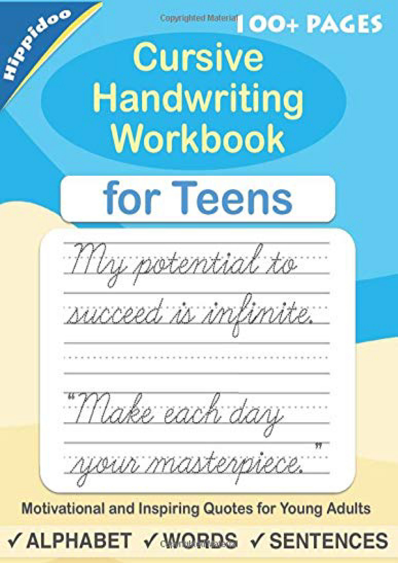 Milton - Cursive Handwriting Workbook for Teens A cursive writing ...