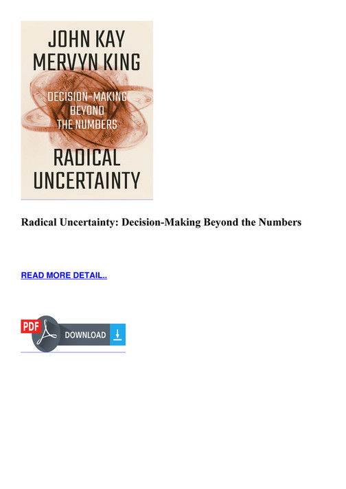 Alicia - DOOWNLOAD Radical Uncertainty Decision Making Beyond the ...