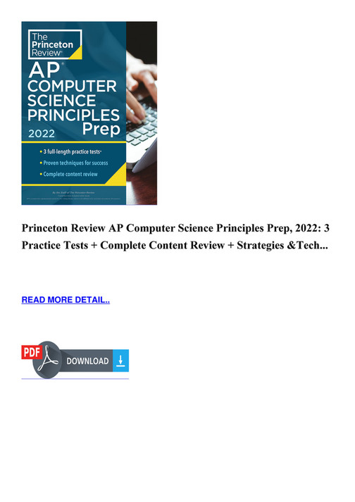 Deirdre - DOOWNLOAD Princeton Review AP Computer Science Principles ...