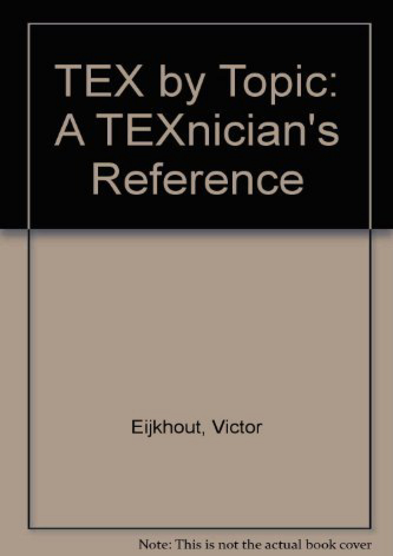 eBOOK - EBOOK TeX by Topic A TeXnician s Reference - Page 1 - Created ...