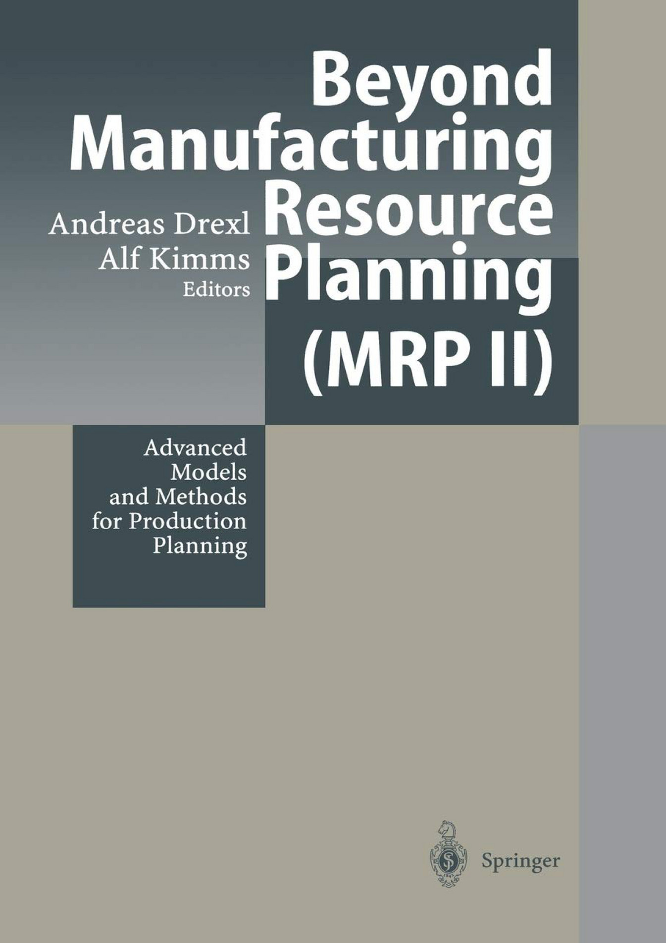 eBOOK - DOWNLOAD Beyond Manufacturing Resource Planning MRP II Advanced ...