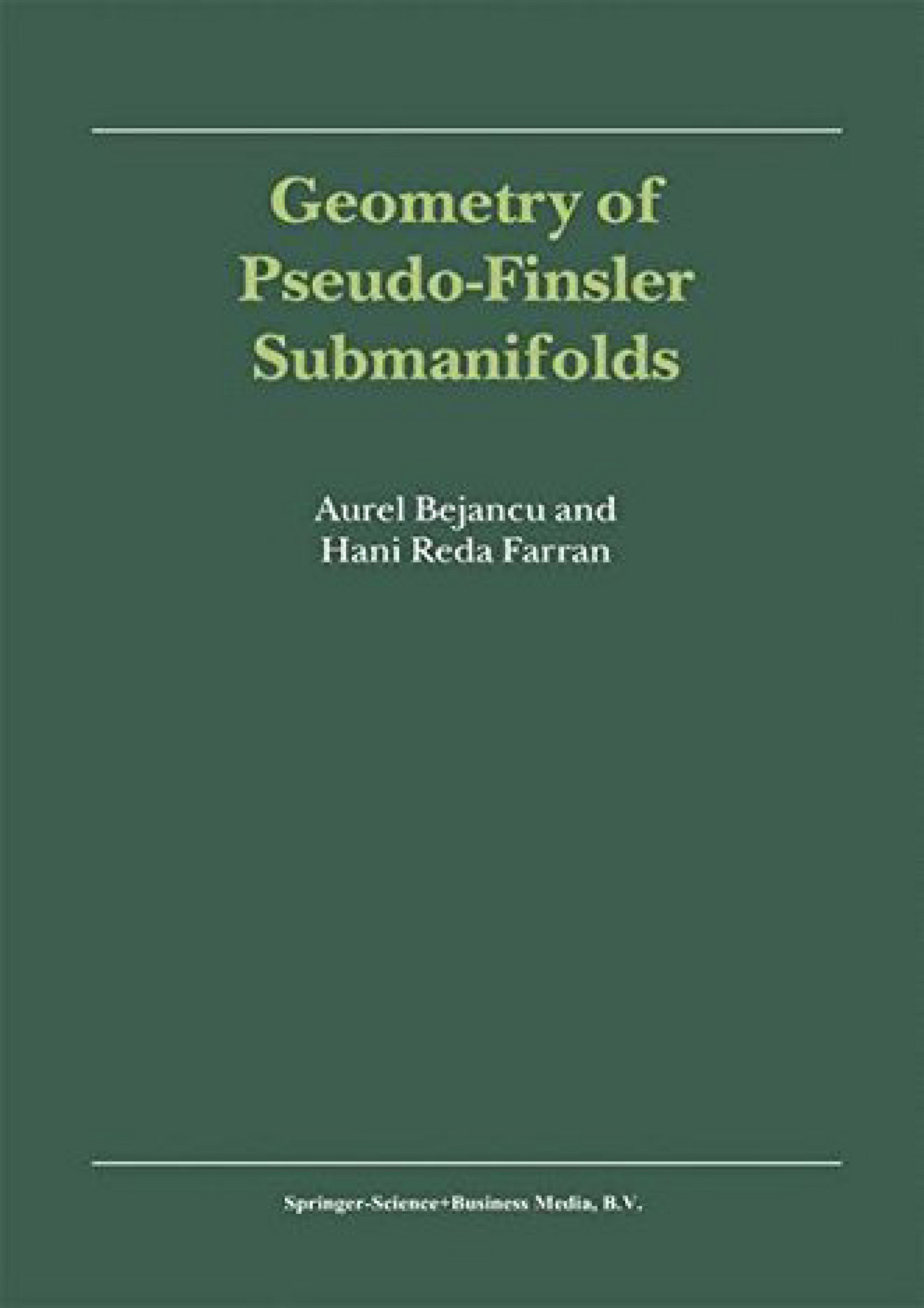 eBOOK - EPUB Geometry of Pseudo Finsler Submanifolds Mathematics and ...