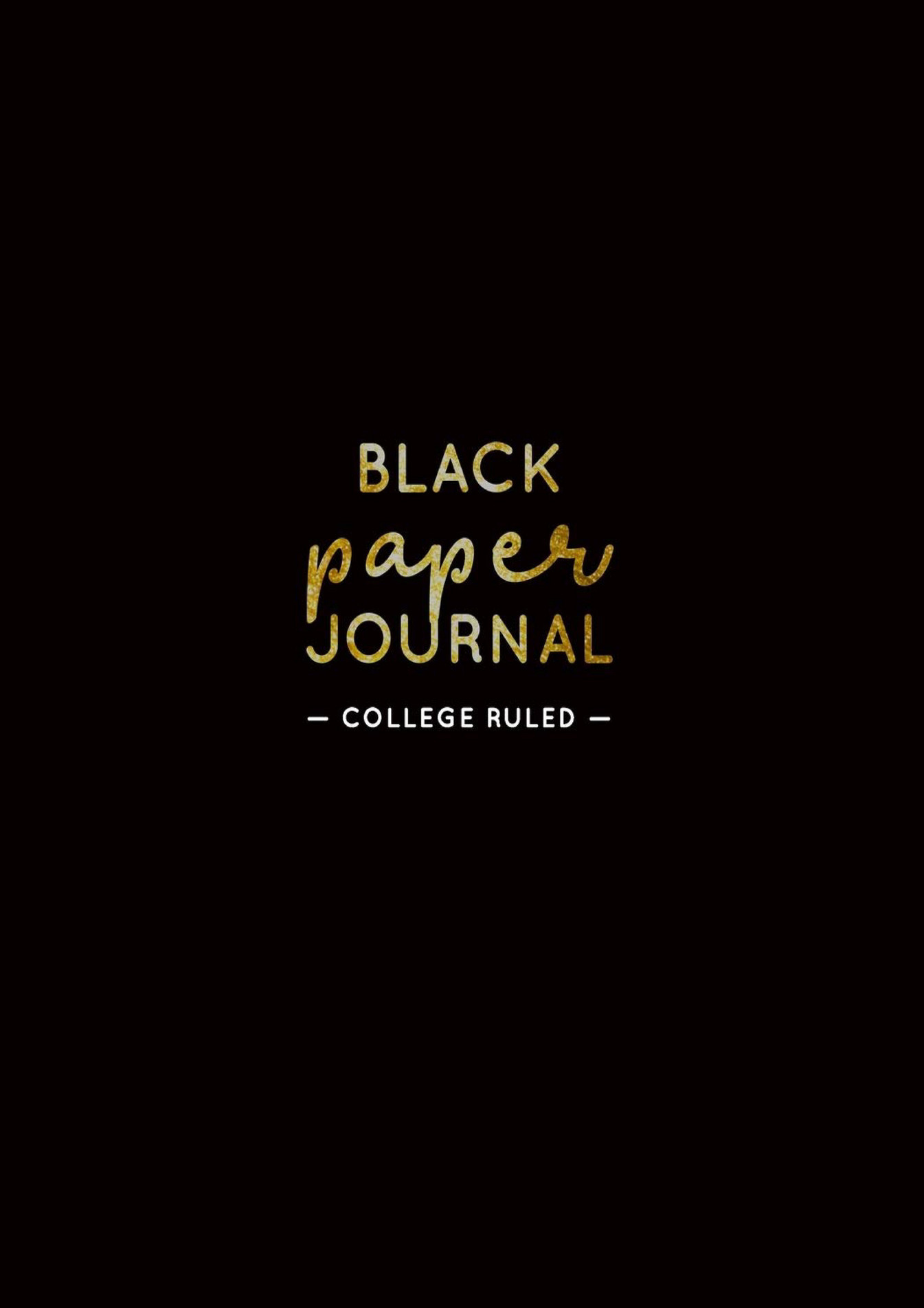 eBOOK - DOWNLOAD Black Paper Journal College Ruled 8 5x11 inches Black ...