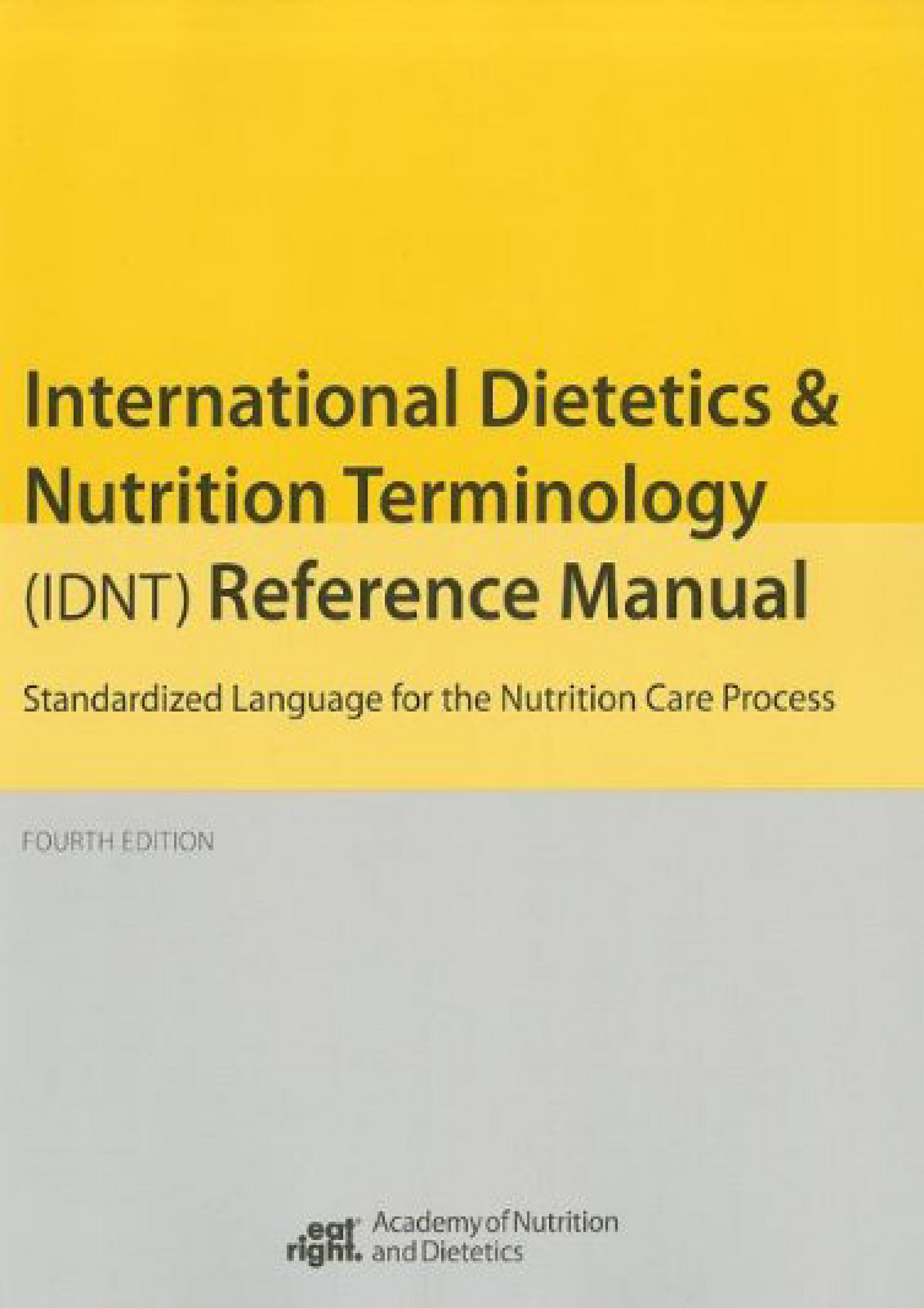 eBOOK - READ International Dietetics and Nutritional Terminology Idnt ...