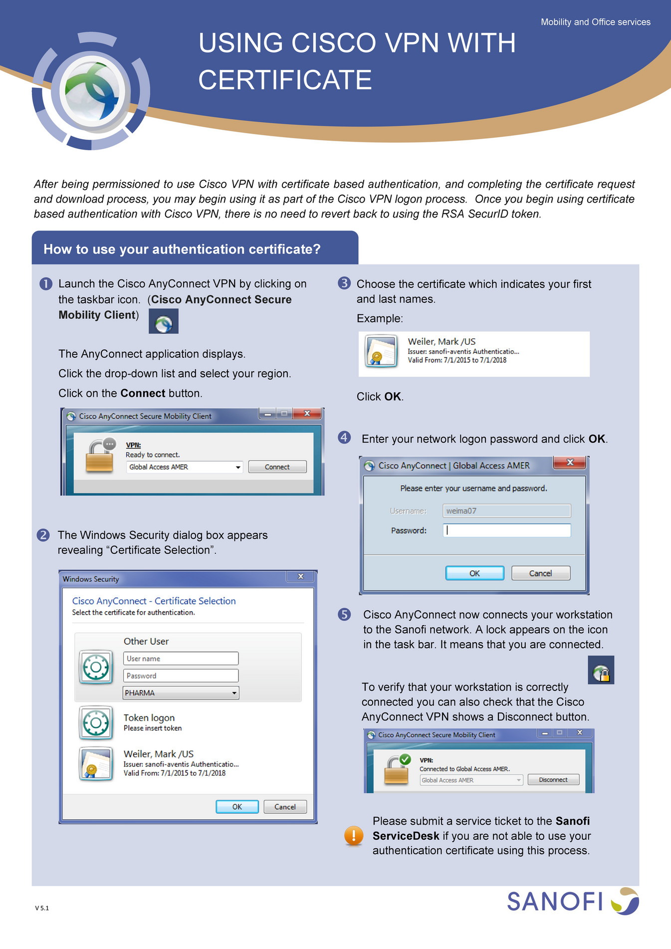 Self - Access Cisco VPN - Certificate Usage_EN-v7 0 - Page 1 - Created ...