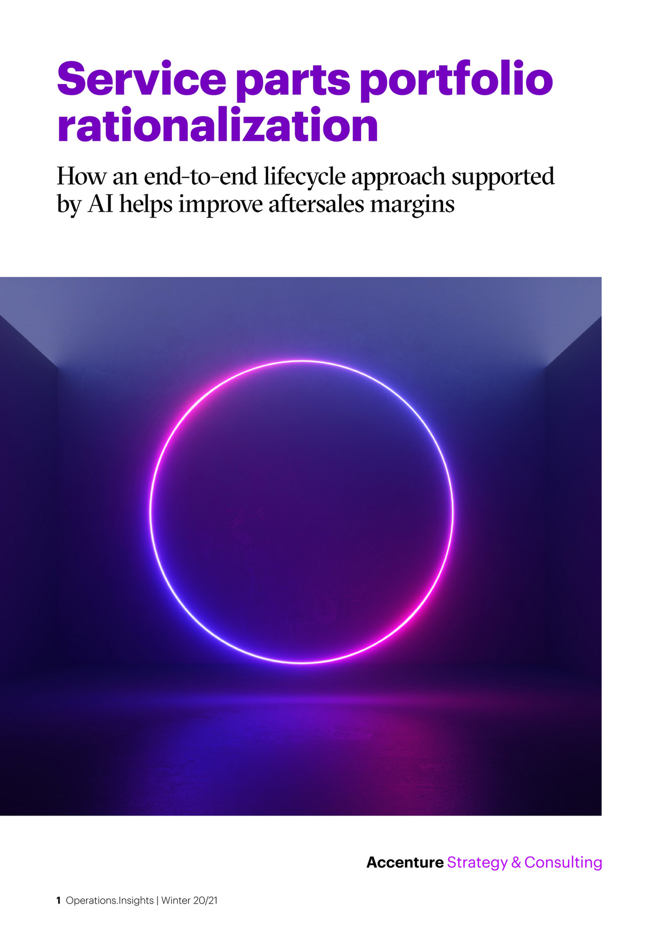 Accenture - 9th_10_Service parts portfolio rationalization - Page 1