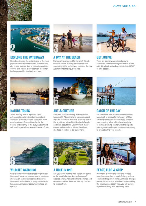 Your Guide to Mandurah 2023-24 - Page 8-9 - Created with Publitas.com