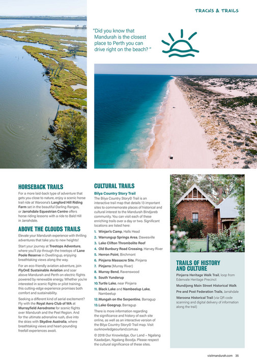 Your Guide to Mandurah | Australia's Top Tourism Town 2023 - Page 34-35 ...