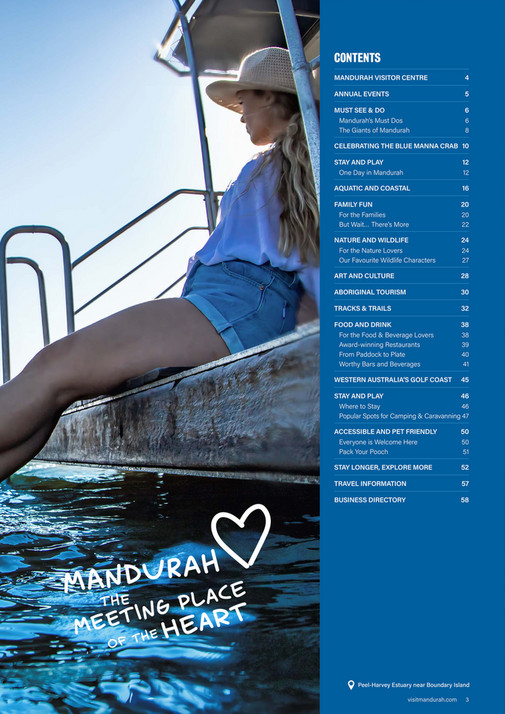 Your Guide to Mandurah | Australia's Top Tourism Town 2023 - Page 4-5 - Created with Publitas.com