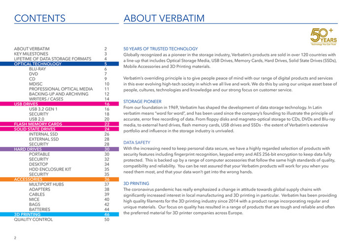 Vismart Sdn Bhd - Verbatim Products 2021-22 - Page 2-3 - Created with ...