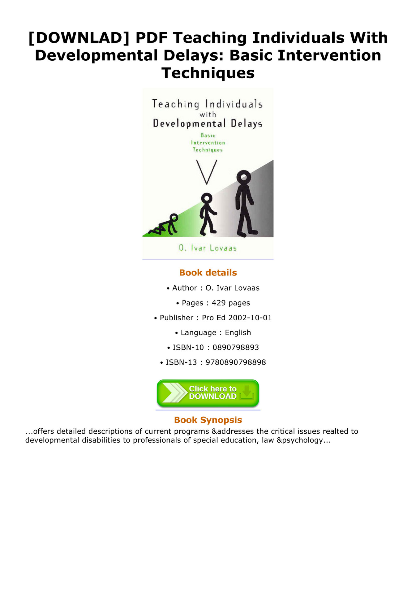 Stephen - DOWNLAD PDF Teaching Individuals With Developmental Delays ...