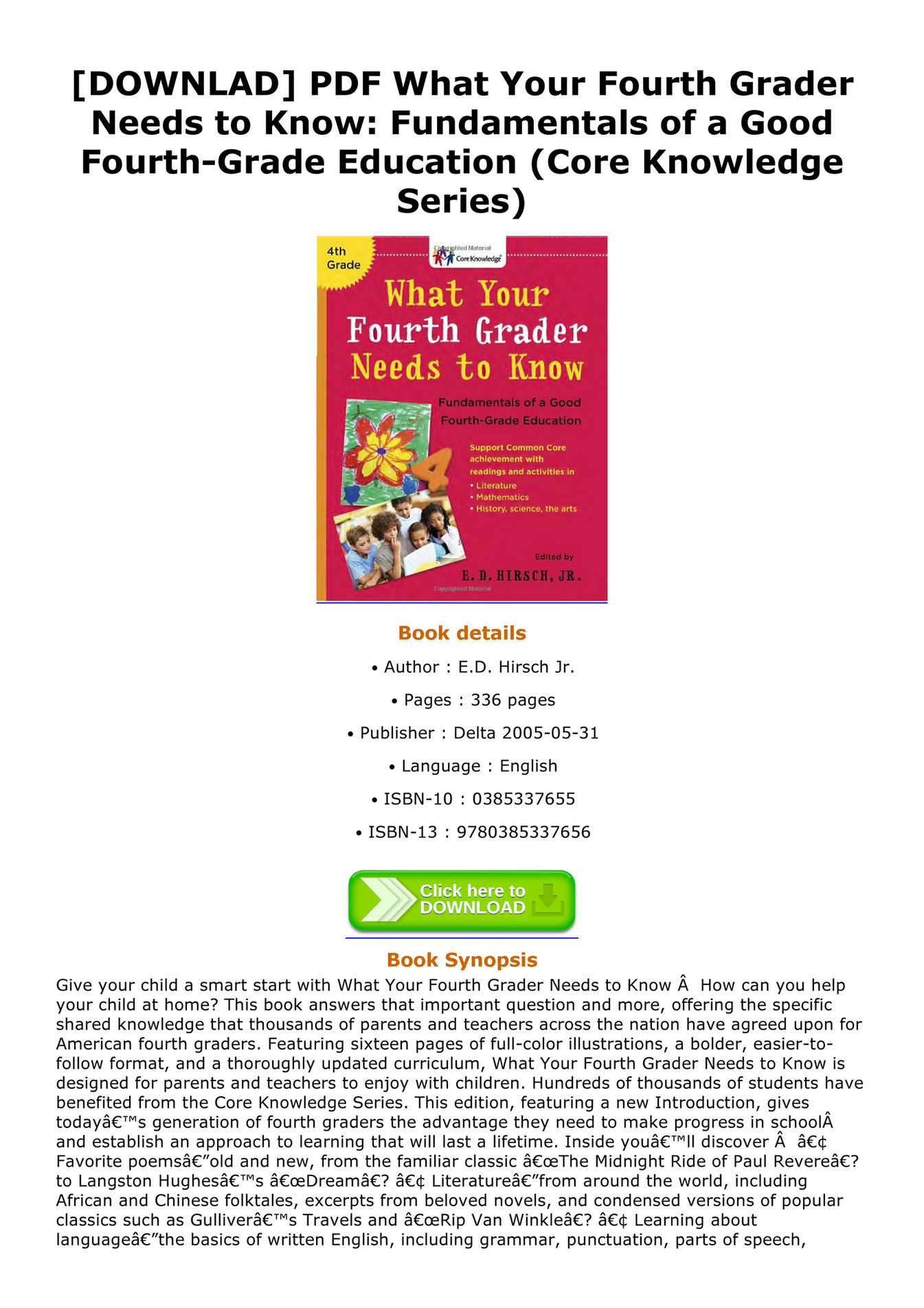 Orville - DOWNLAD PDF What Your Fourth Grader Needs to Know ... Orville - DOWNLAD PDF What Your Fourth Grader Needs to Know ...