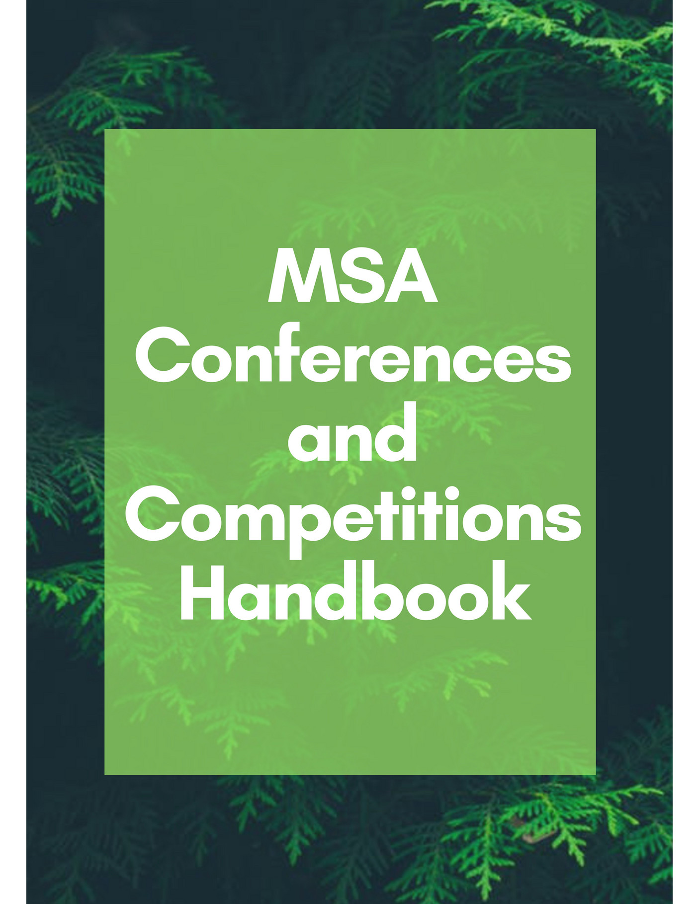 My publications - MSAConferences and Competitions Handbook 2nd Semester ...