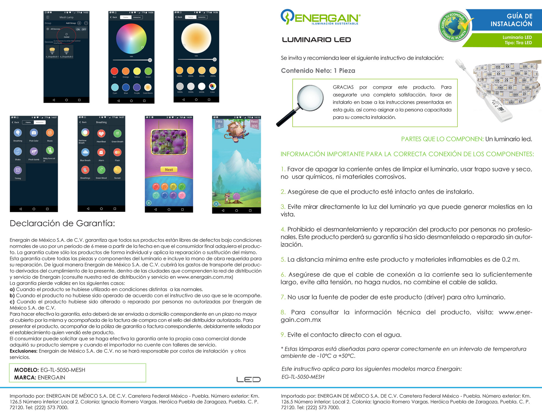 energain - INSTALLATION_EG-TL-5050-MESH - Página 1 - Created with Publitas.com
