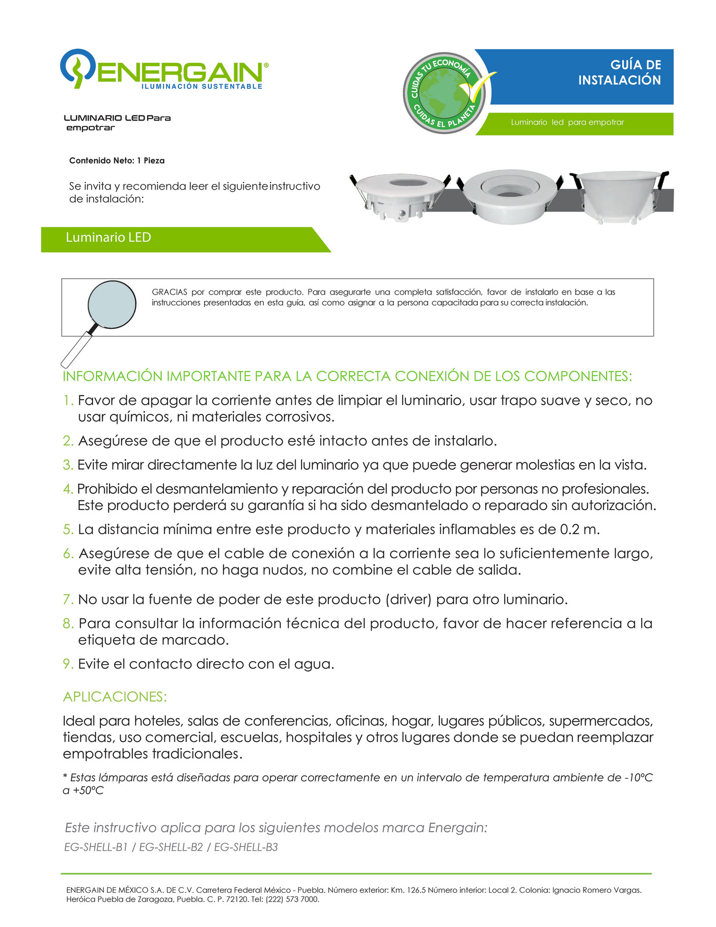 energain - Manual_Instalación_EG-SHELL-B3 - Página 1 - Created with Publitas.com