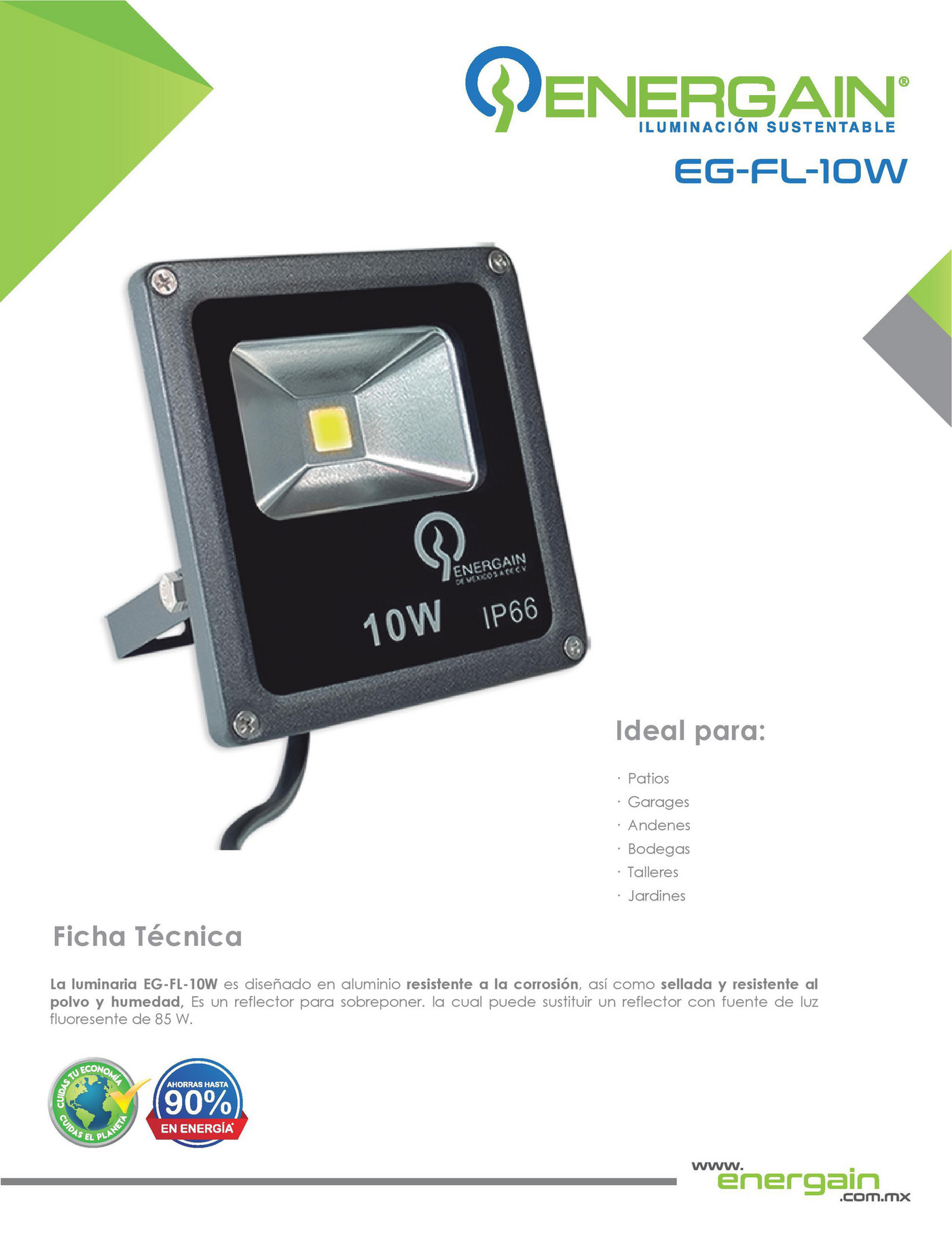 energain - FT-EG-FL-10W_ - Página 1 - Created with Publitas.com