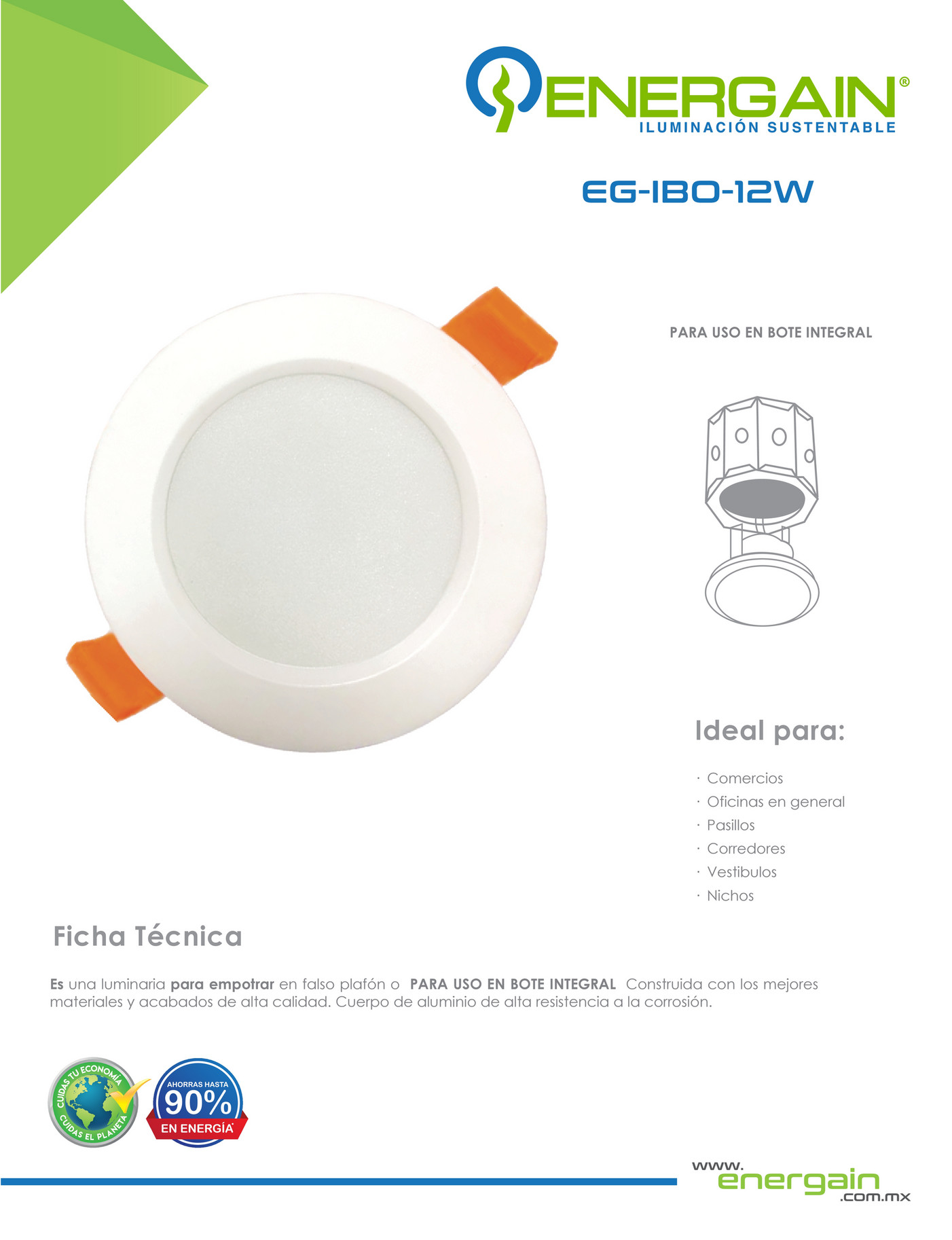 energain - FT-EG-IBO-12W - Página 1 - Created with Publitas.com