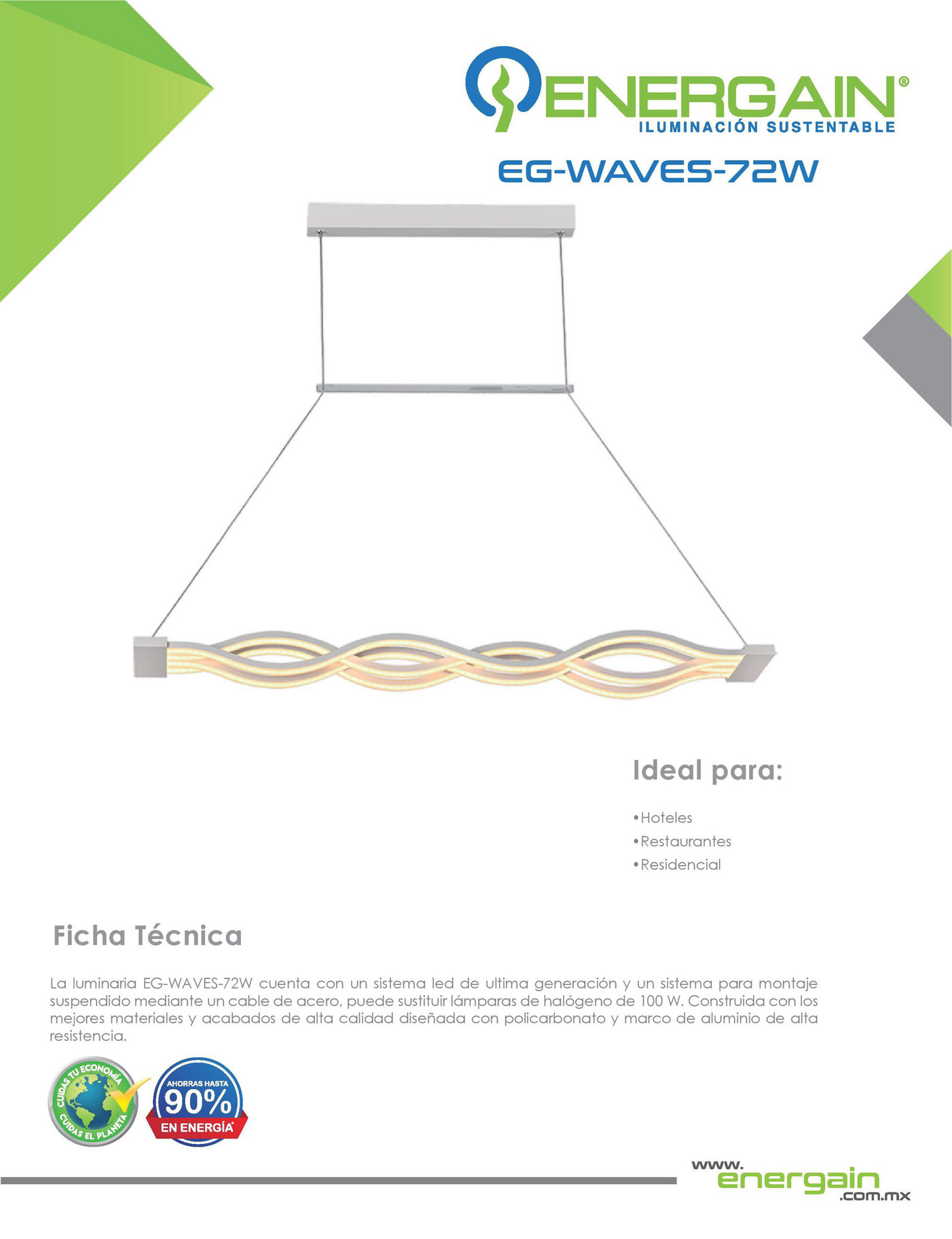 energain - FT-EG-WAVES-72W_ - Página 1 - Created with Publitas.com