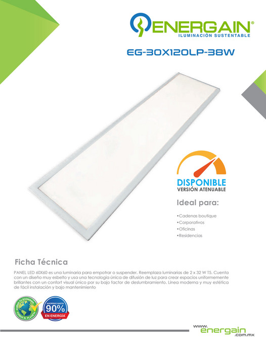 energain - FT-EG-30x120LP-38W_ - Página 1 - Creado con Publitas.com