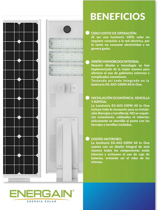 energain - FT-LUMINARIA EG-AIO-100W_ - Página 2 - Creado con Publitas.com